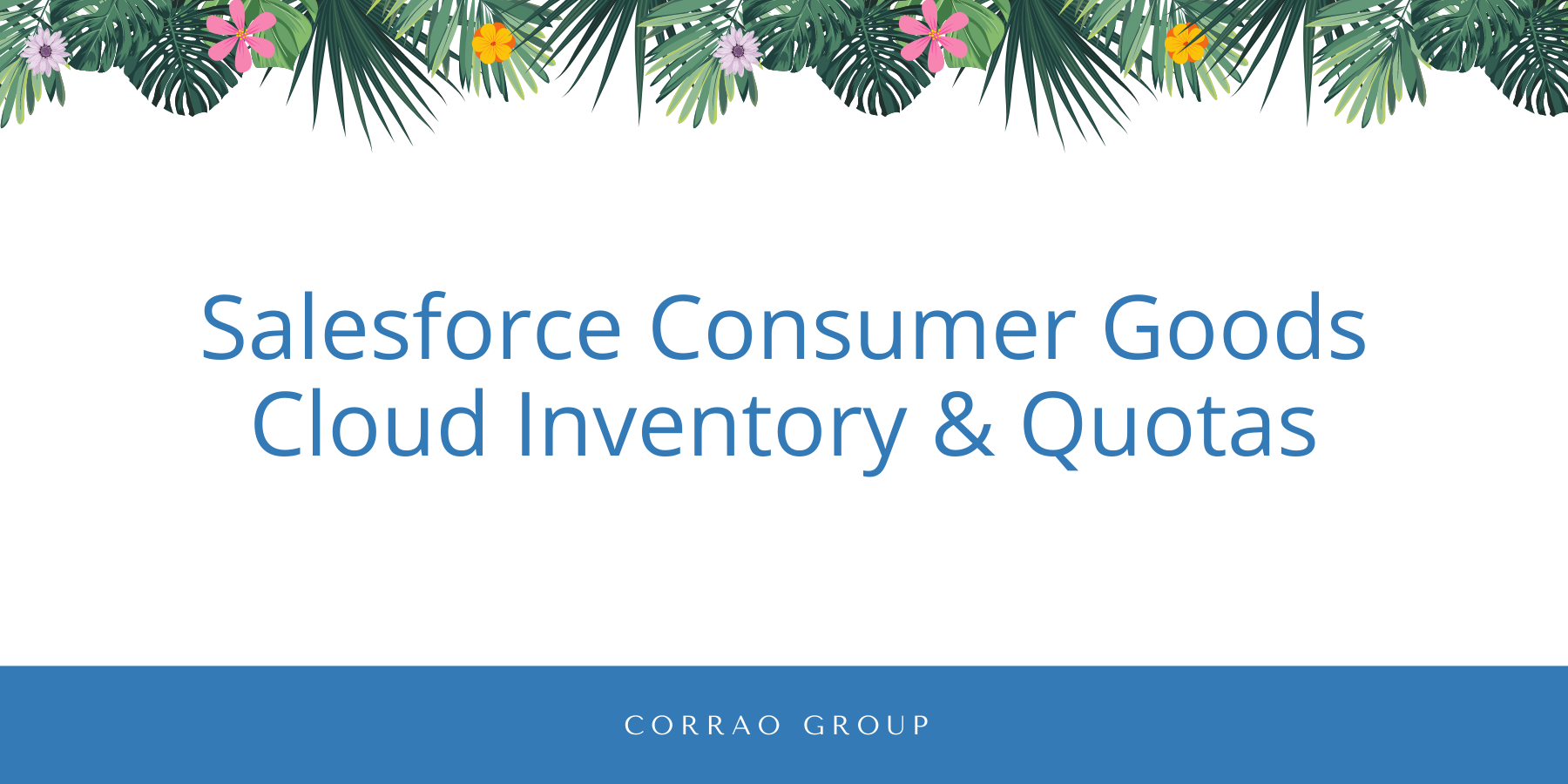 Salesforce Consumer Goods Cloud Inventory & Quotas – Corrao Group Blog